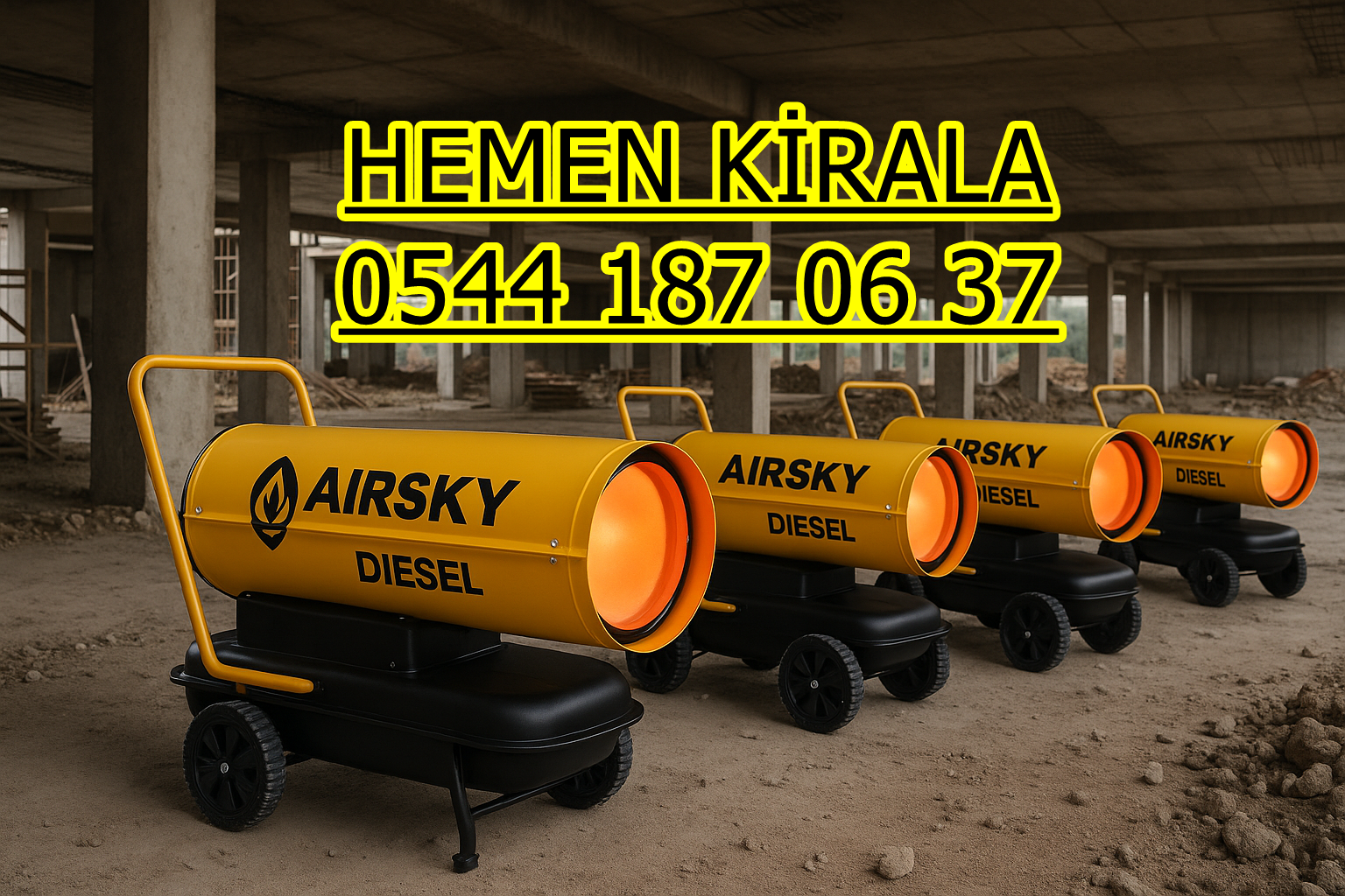 AIRSKY AE30 Bacasız Mazotlu Isıtıcı Isımak Tip